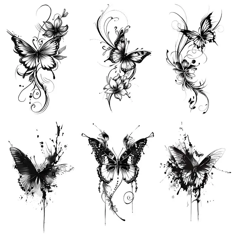 bow and butterfly tattoo - TikTok Shop