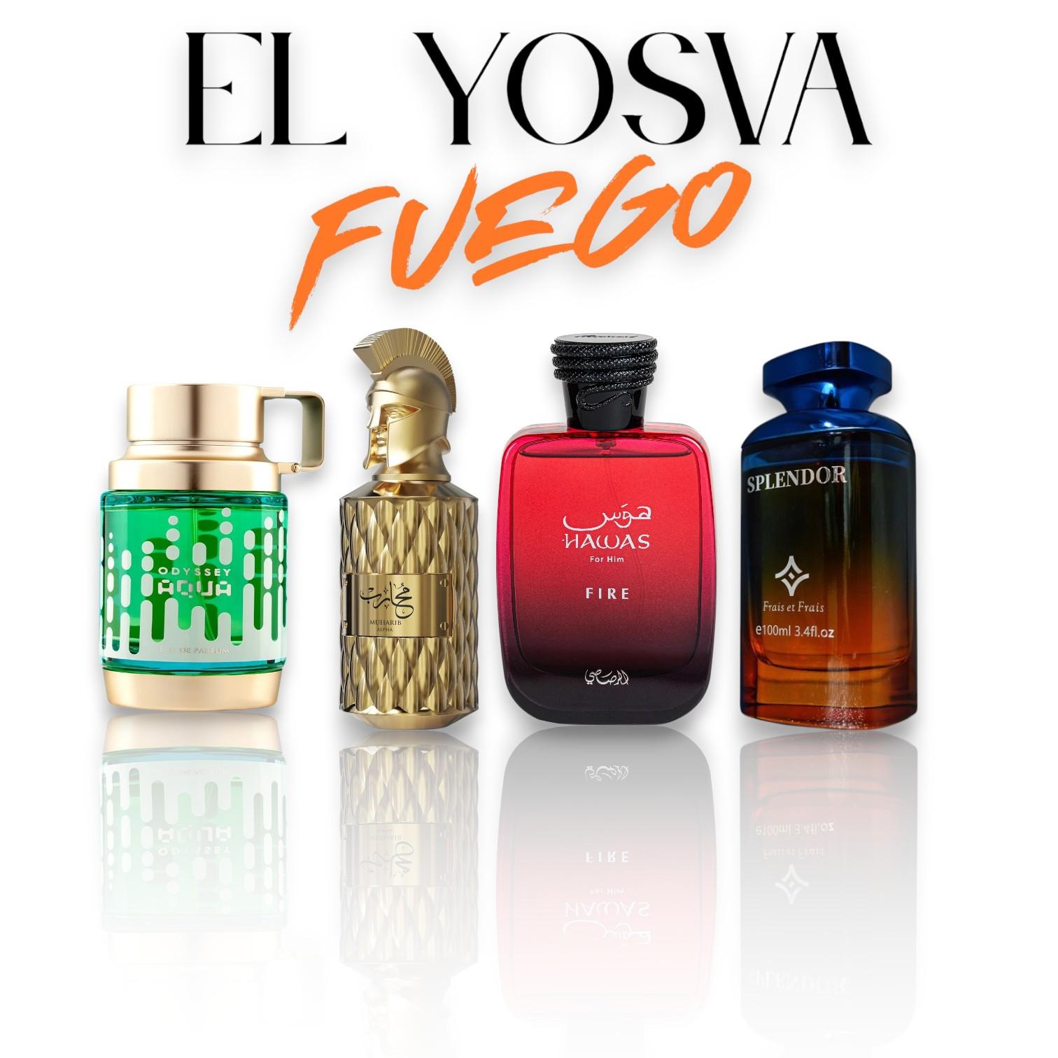 El Yosva Fuego | Rasasi - Hawas Fire + Armaf - Odyssey Aqua + Le ...