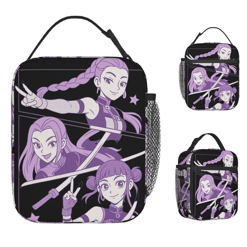 Kpop Demon Hunters Huntrix Mira Rumi And Zoey Lunch Bag Lunch Box Child ...