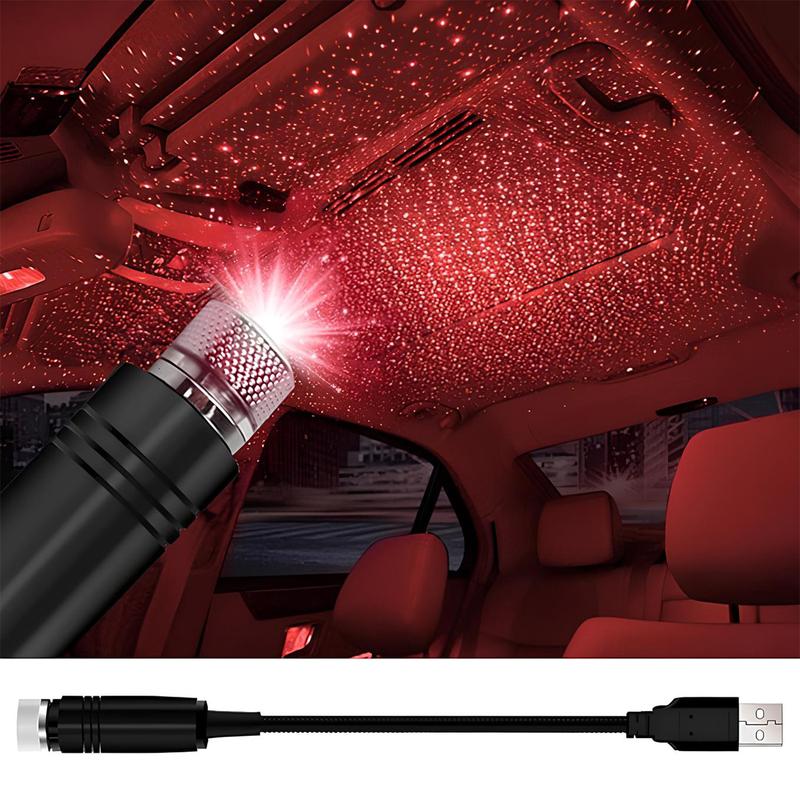 USB Star Projector Night Light, Portable Adjustable Romantic Interior ...
