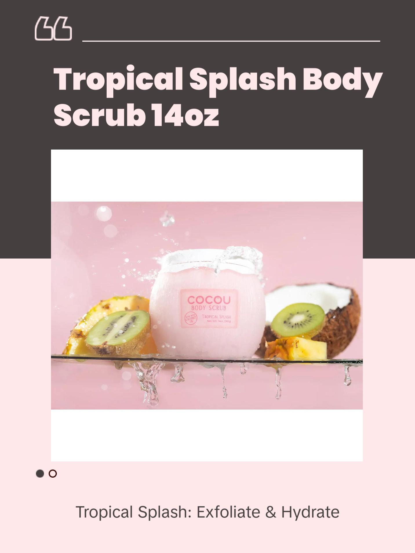 Tropical Splash Body Scrub 14oz - TikTok Shop