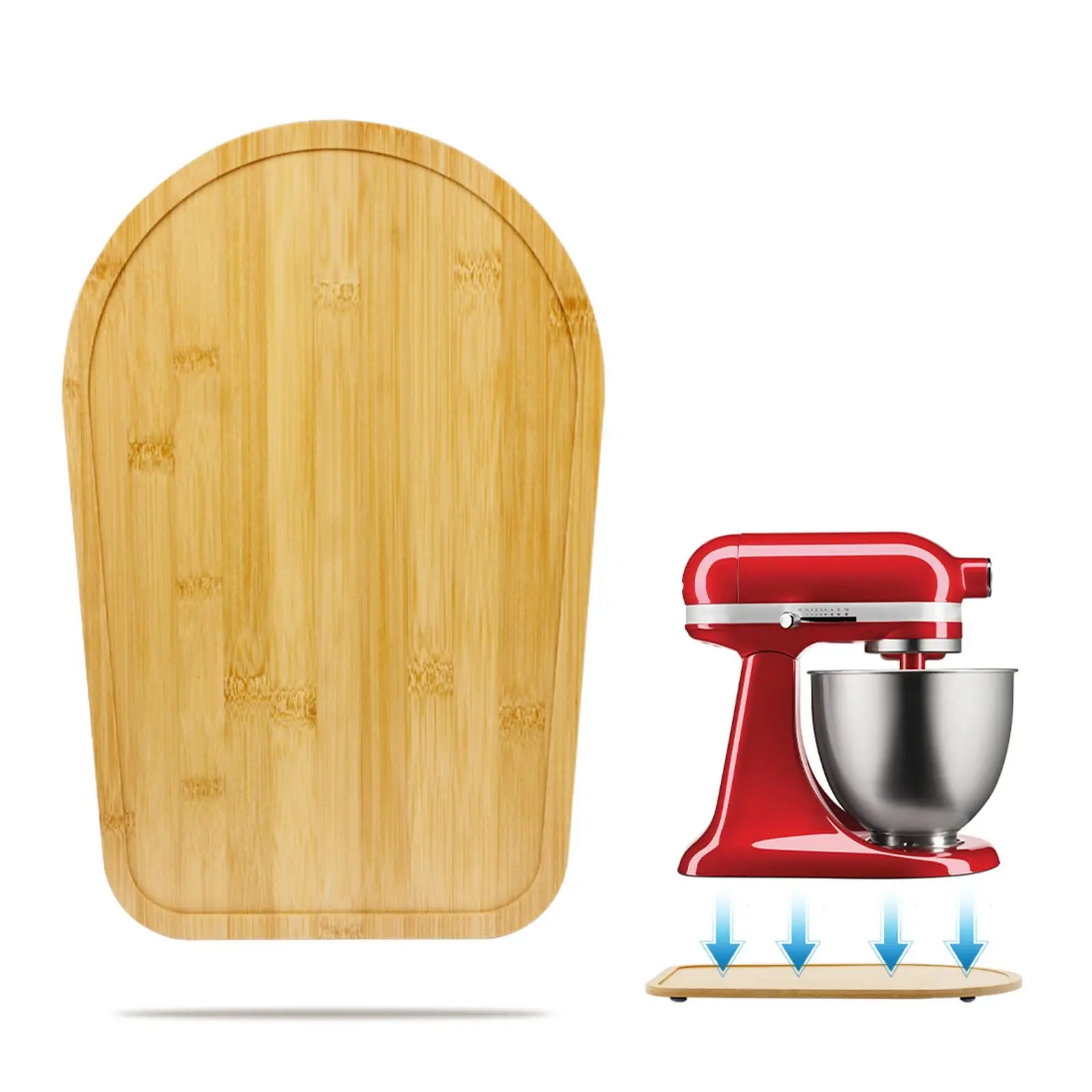 Food-Grade Bamboo Slider for KitchenAid 4.5-5 Qt Tilt Head Stand Mixer ...
