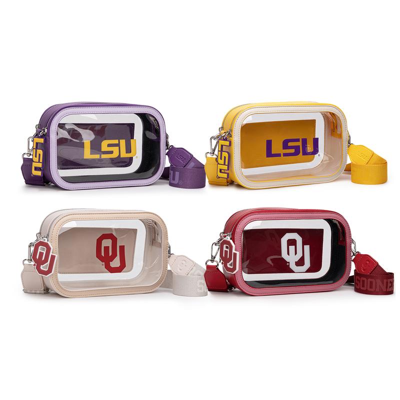 Montana West NCAA Clear Bag for Stadium Events Handbags for Sports Fans ...