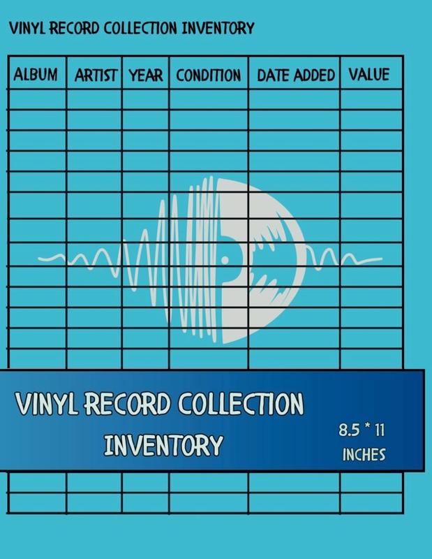 Vinyl Record Collection Inventory: Log Book For Vinyl Record Collecting ...