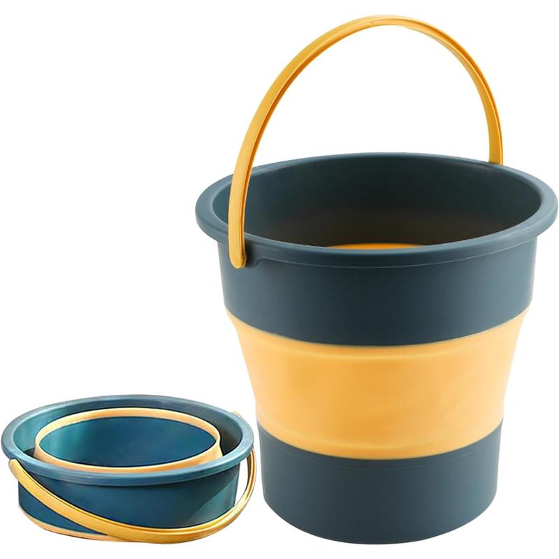 Collapsible Bucket 1.3 Gallon/5L Small Plastic Buckets Household ...
