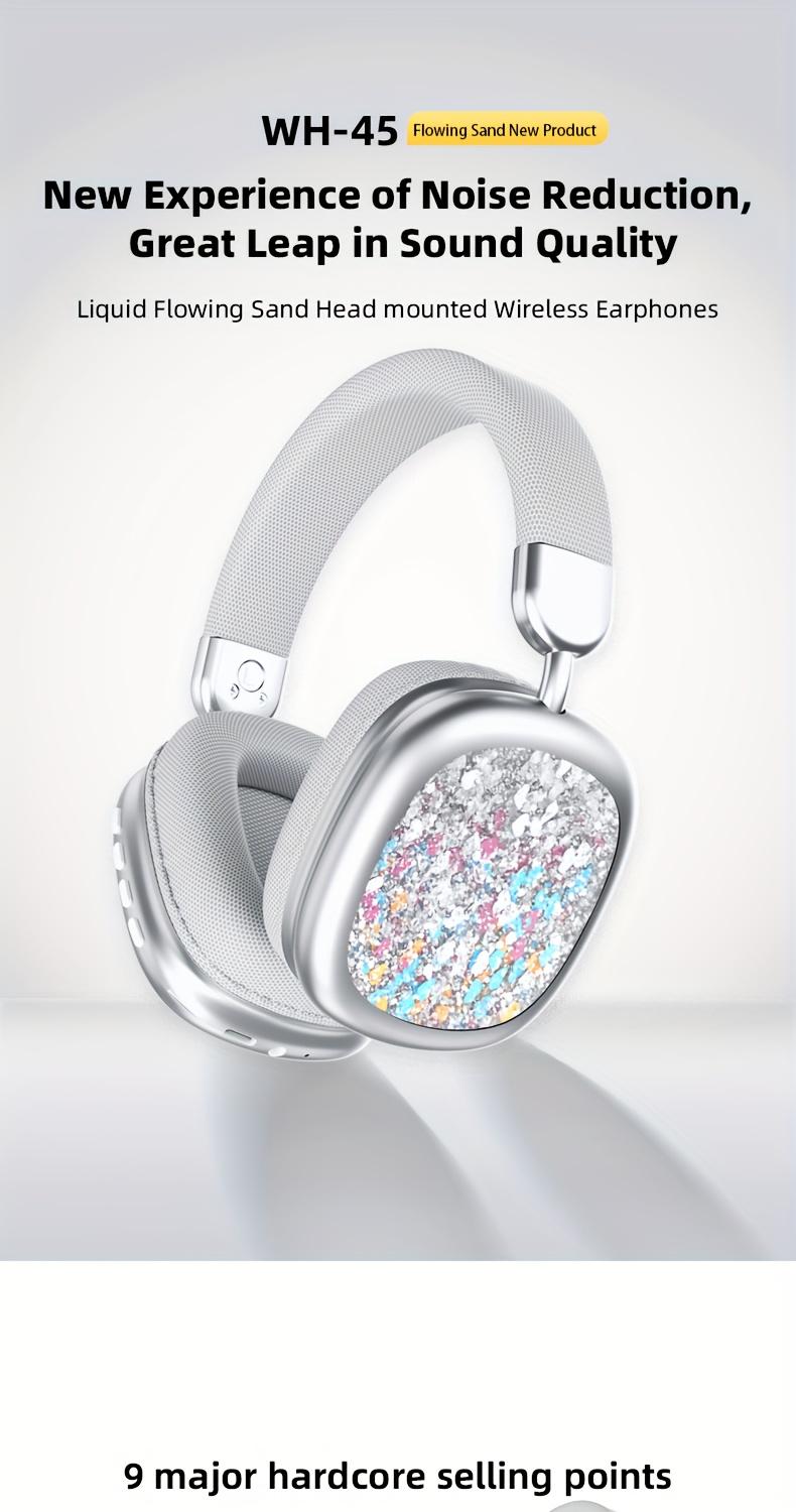 Wireless Headphones Foldable Dreamy Quicksand Design Bluetooth 5.3V Low ...