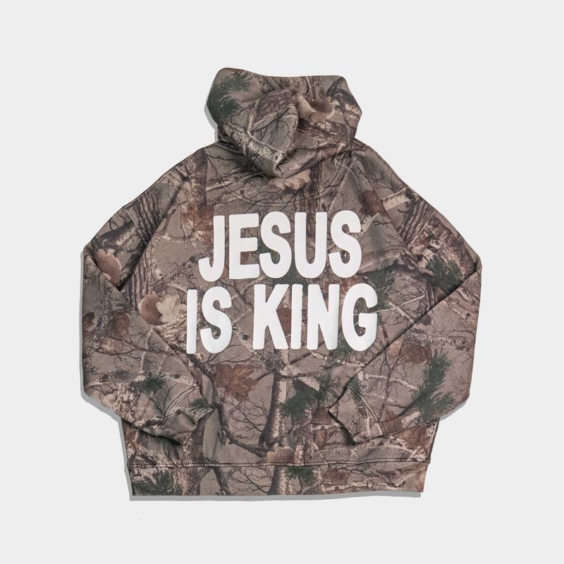 JESUS IS KING Camo Heavy Tee - TikTok Shop