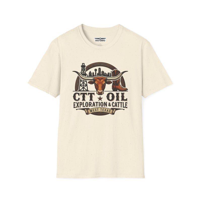 CTT Oil Exploration & Cattle Shirt, Oilfield Ranch Graphic Tee, Landman ...