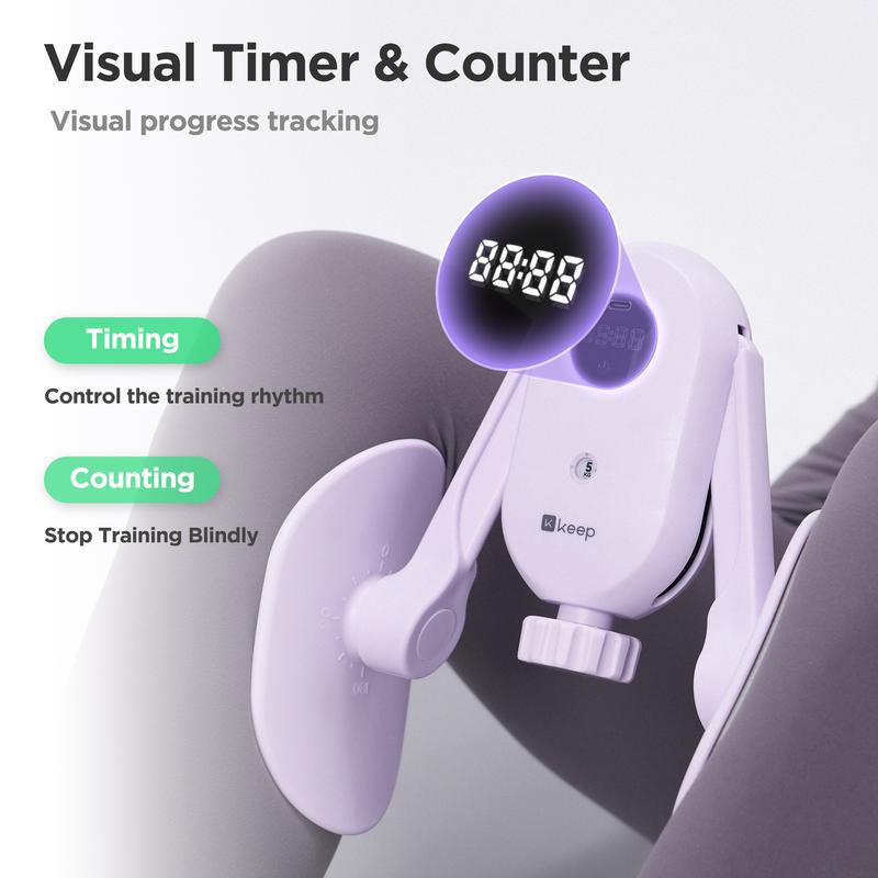 KEEP Inner Thigh Toner & Leg Exerciser, Pelvic Floor Muscle Recovery ...
