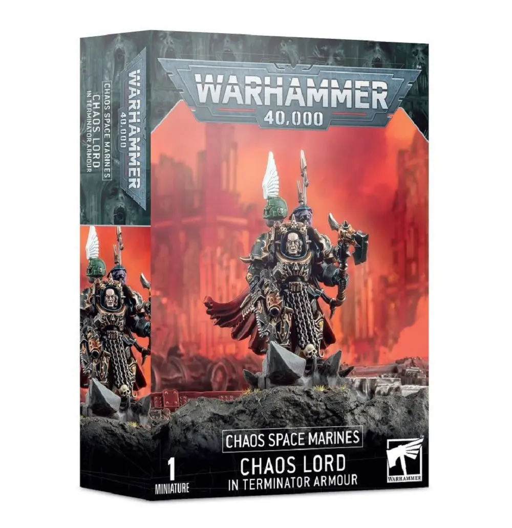 Warhammer 40k: Chaos Space Marines - Chaos Lord in Terminator Armour ...