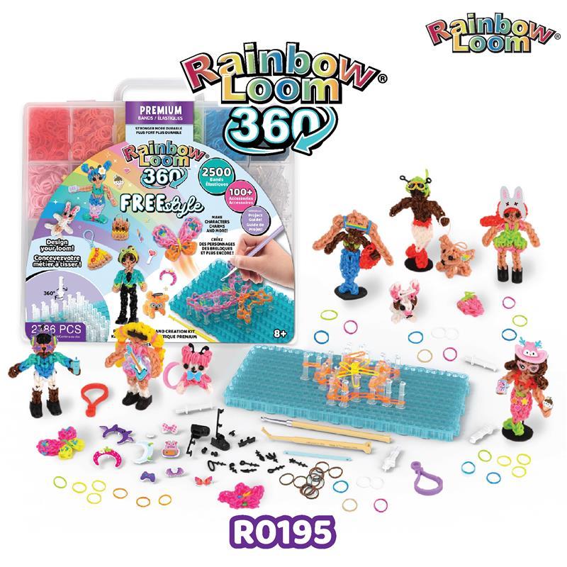 Rainbow Loom 360 Character Creator Kit RO195 - 2586 Pieces with Premium ...
