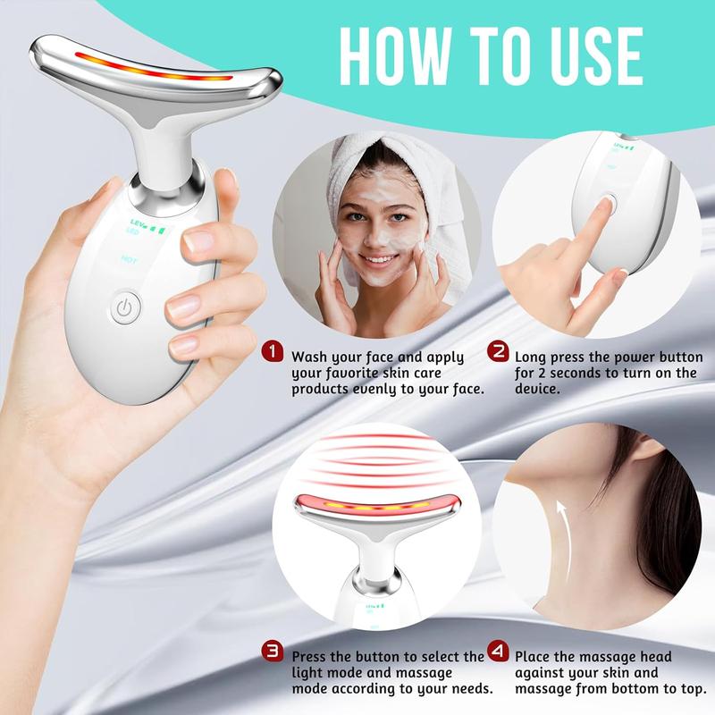 Cotsoco 7 Color Facial Massager Tool & Lymphatic Contour Face Brush ...