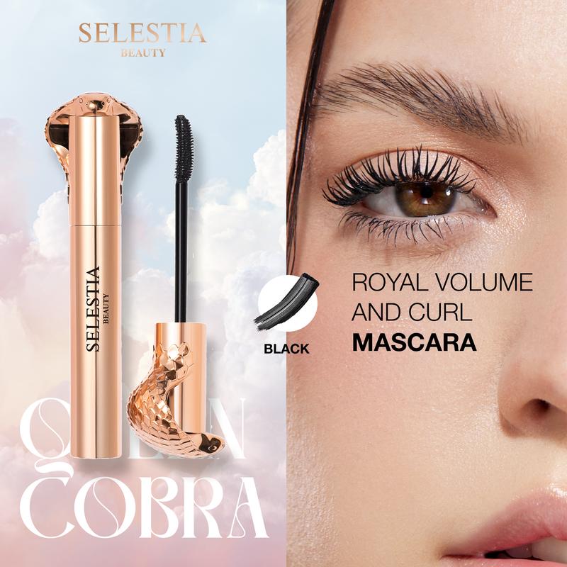SELESTIA BEAUTY Royal Volume and Curl Mascara Queen Cobra - Enhances ...