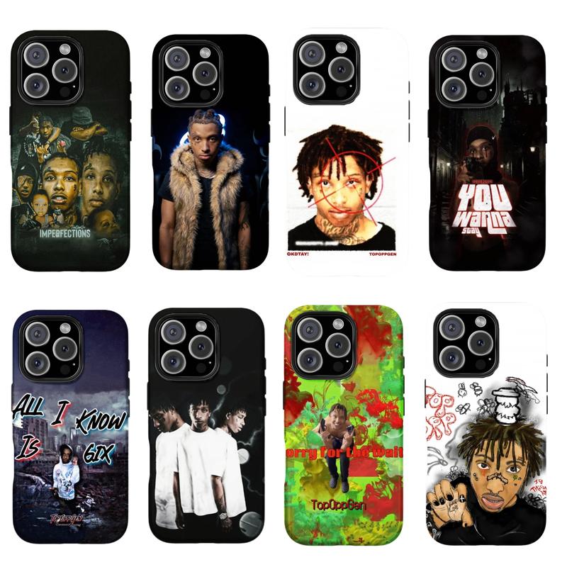8 Styles Rapper Underground Aesthetic Phone Case For iPhone 17 16 15 14 ...