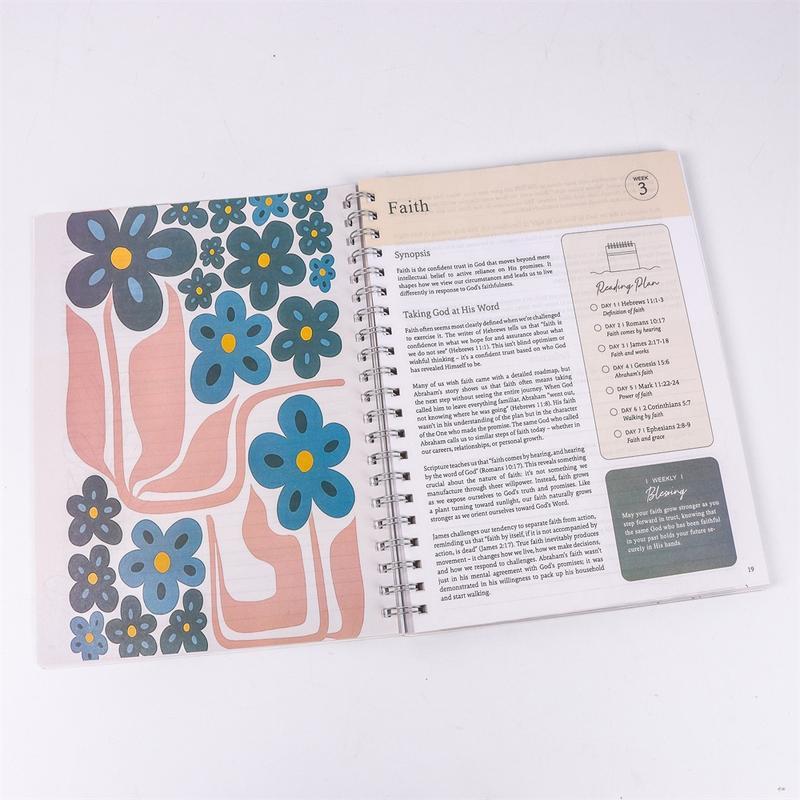 The Bible in a Year 52-Week Study Daily Prayer and Notes Set, Spiritual ...