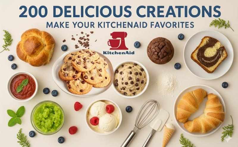 KitchenAid Stand Mixer Cookbook for Beginners 2026: Over 200 Easy and ...