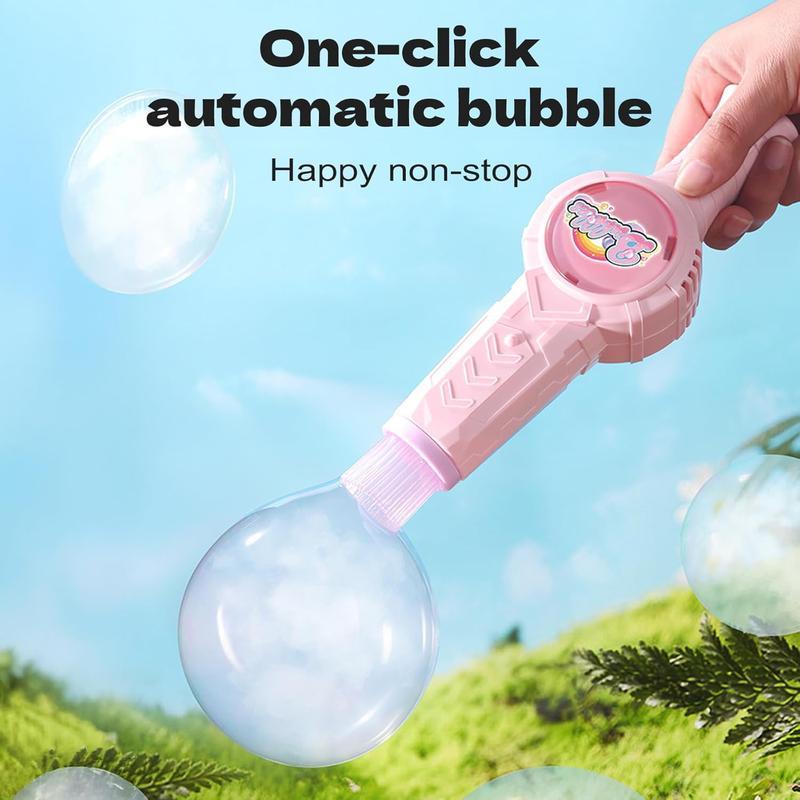 Elastic Smoke Bubble Machine for Kids - Rechargeable Magic Bubble Wand ...