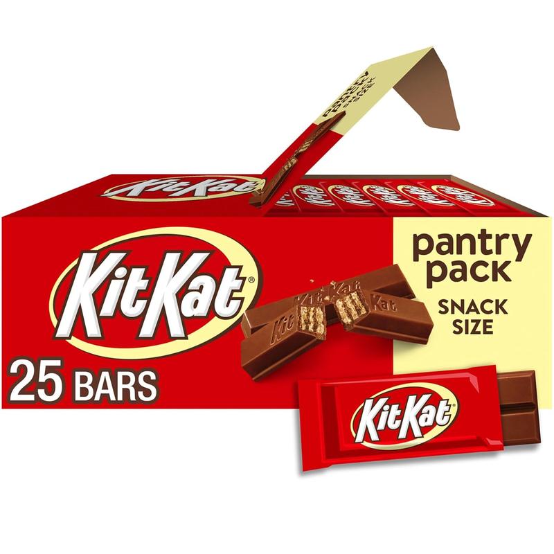 KIT KAT Milk Chocolate Wafer, snack for sharing and pantry use, crispy ...