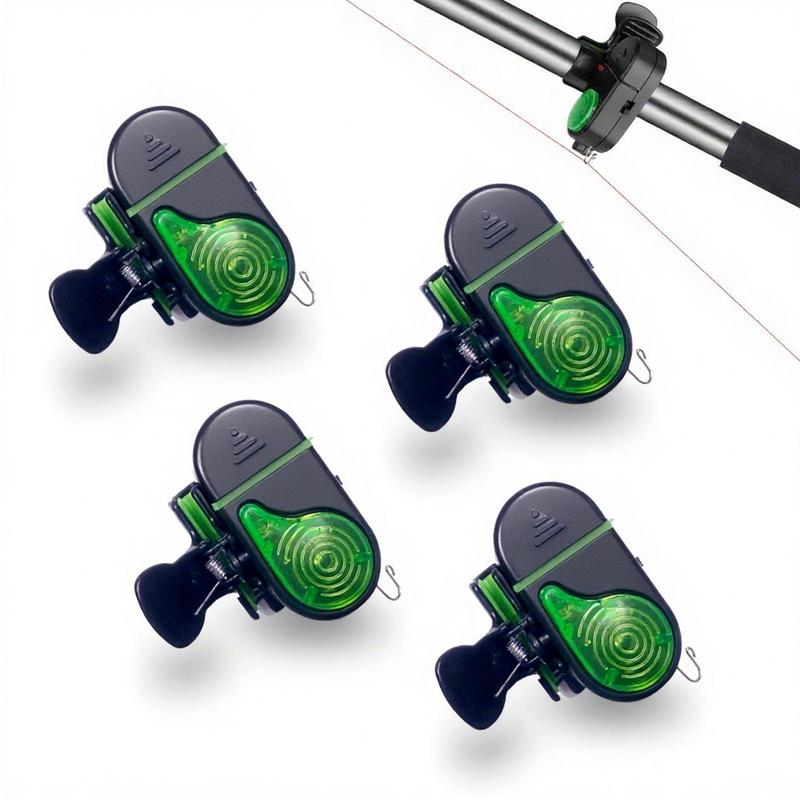2PCS/4 PCS Fishing Bite Alarm with LED Light, 2025 New Sensitive Smart ...