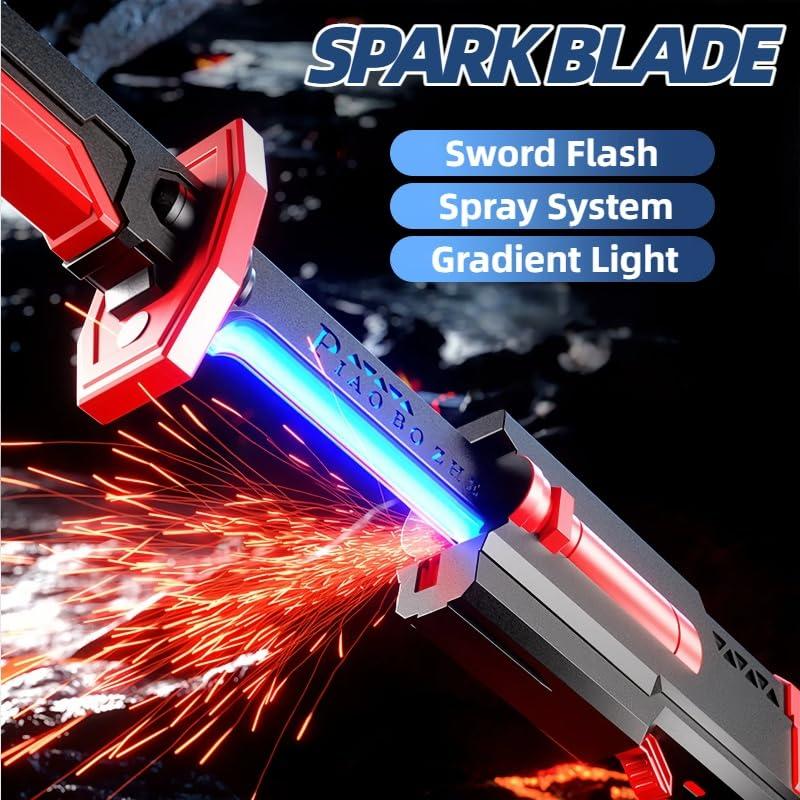 Sparkblade Sword with Sparks Smoke 7-Color LED Lighting Effects Sound ...