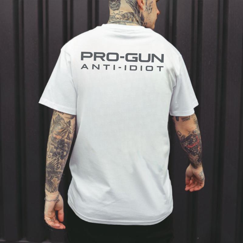 Pro Gun Anti Idiot Hoodie – Bold Statement Second Amendment Graphic ...