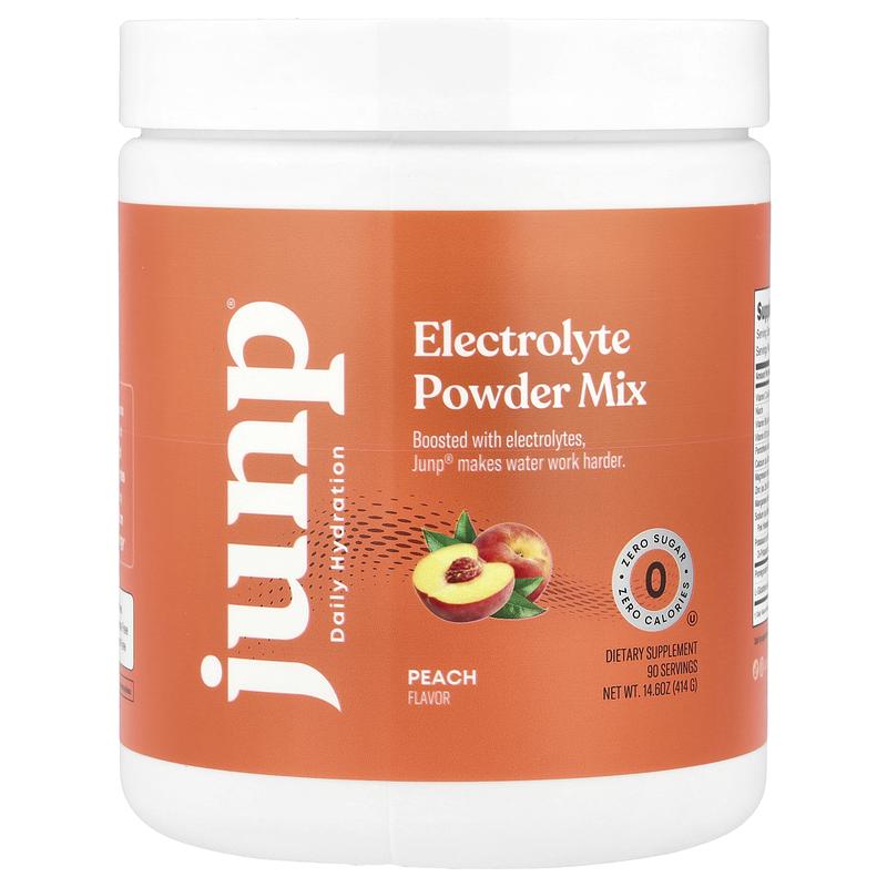 JUNP Hydration Electrolyte Powder Mix, Peach, 14.6 oz (414 g)