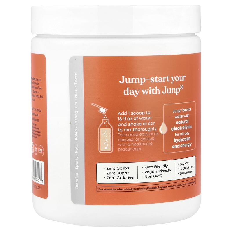 JUNP Hydration Electrolyte Powder Mix, Peach, 14.6 oz (414 g)
