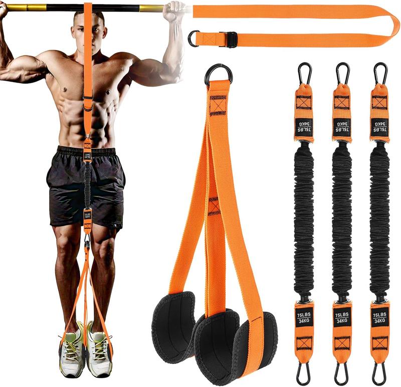 2026 Pull Up Assistance Bands Set 75-225lbs, Height Adjustable,Heavy ...