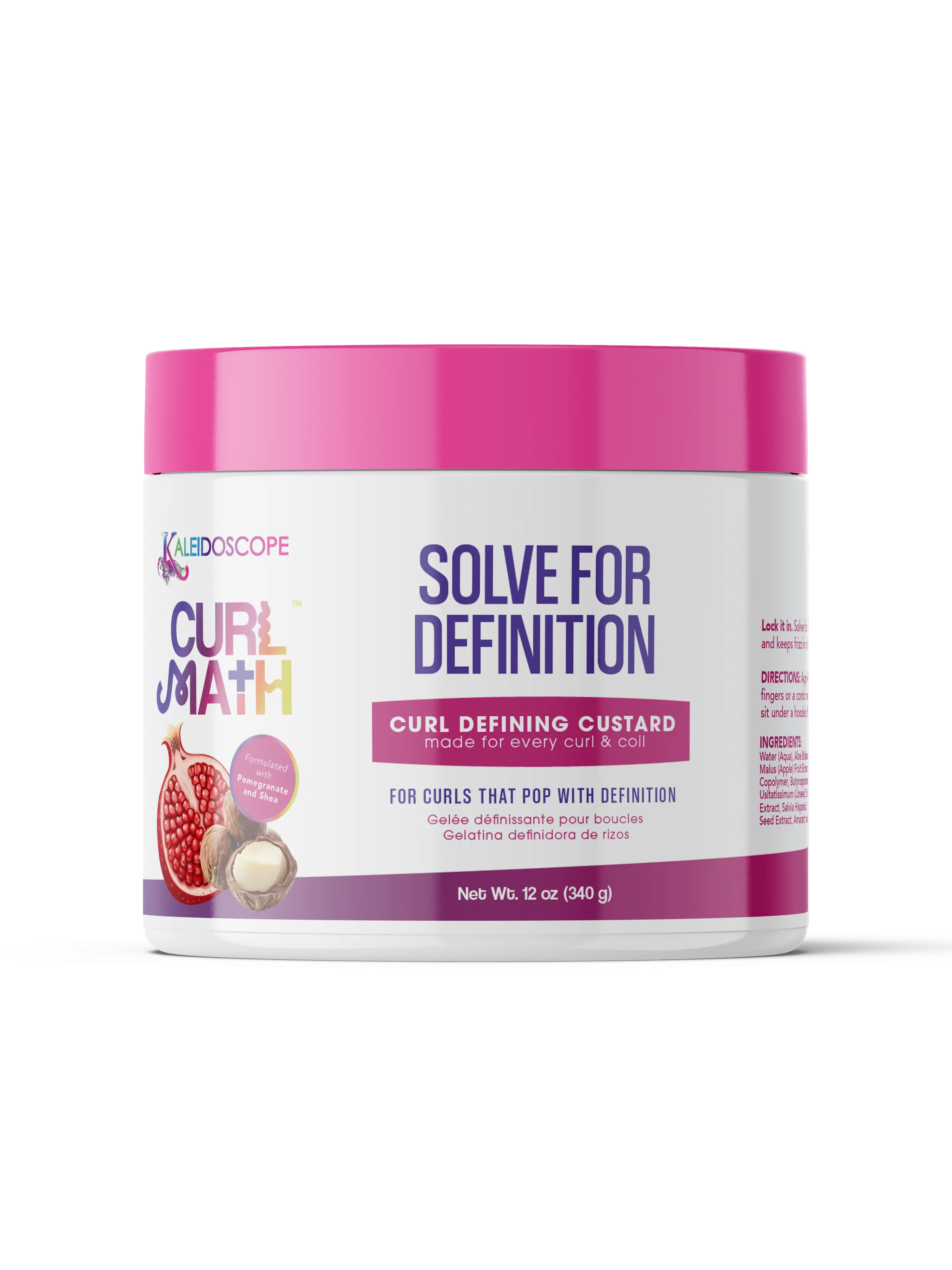 Curl Math Solve for Definition - Curl Defining Custard 12oz - TikTok Shop