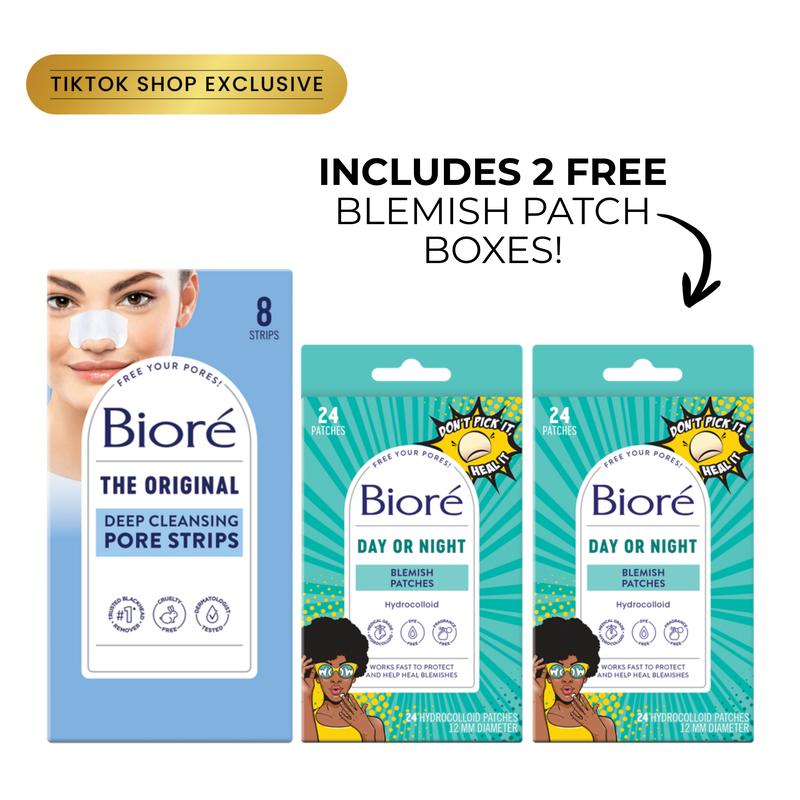 Biore Skincare 8-Count Original Deep Cleansing Pore Strips + GWP 2 ...
