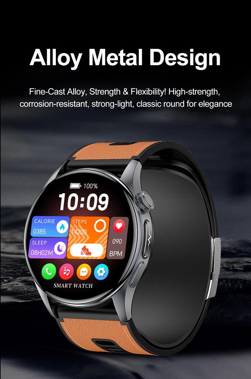 Health Smartwatch with Air-Pump Accurate Blood Pressure & ECG ...