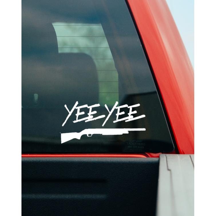 Yee Yee Shotgun Decal (6") - TikTok Shop