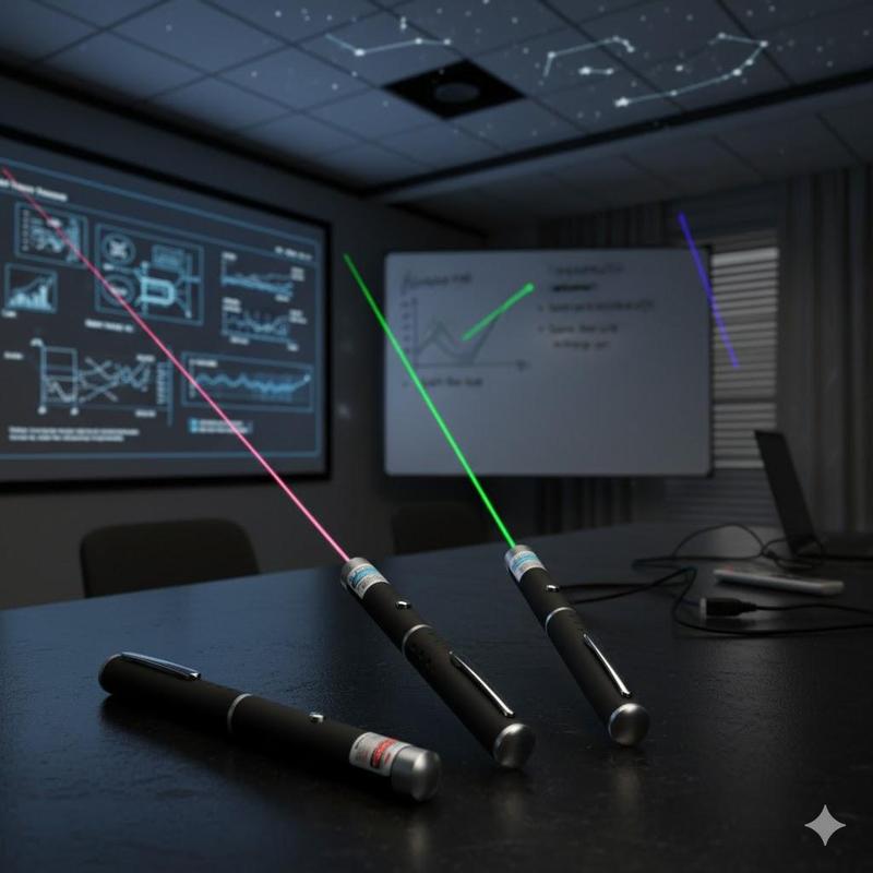 Multi-Color Laser Pointer: 500m Long Range for Presentations, Teaching ...