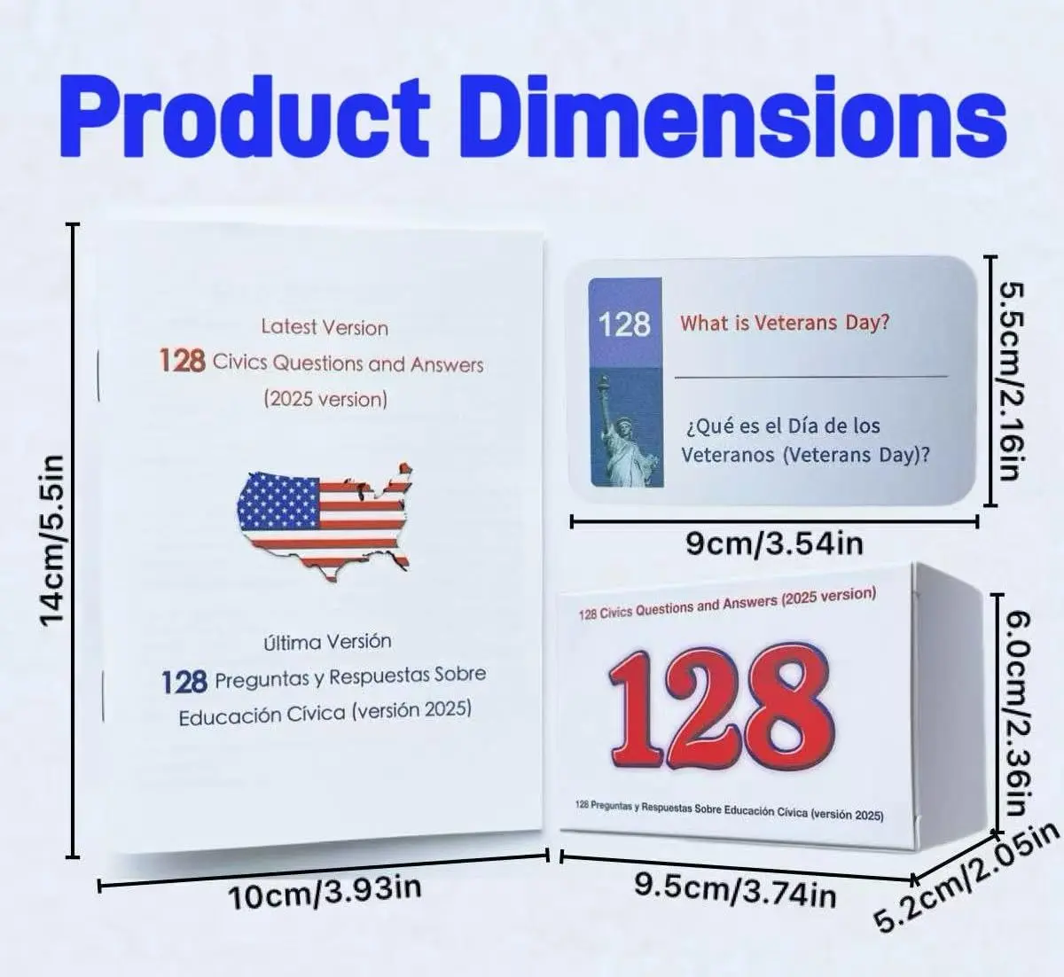 US Citizenship Flash Cards 2026-128 USCIS Civics Questions & Answers ...