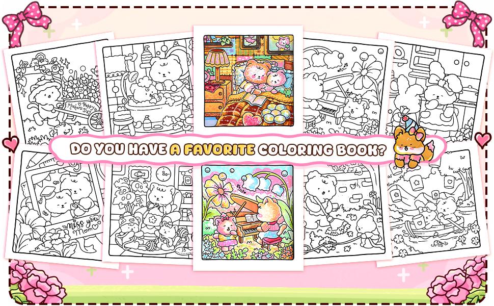 Mom Moments: A Coloring Book for Adults and Teens Featuring ...