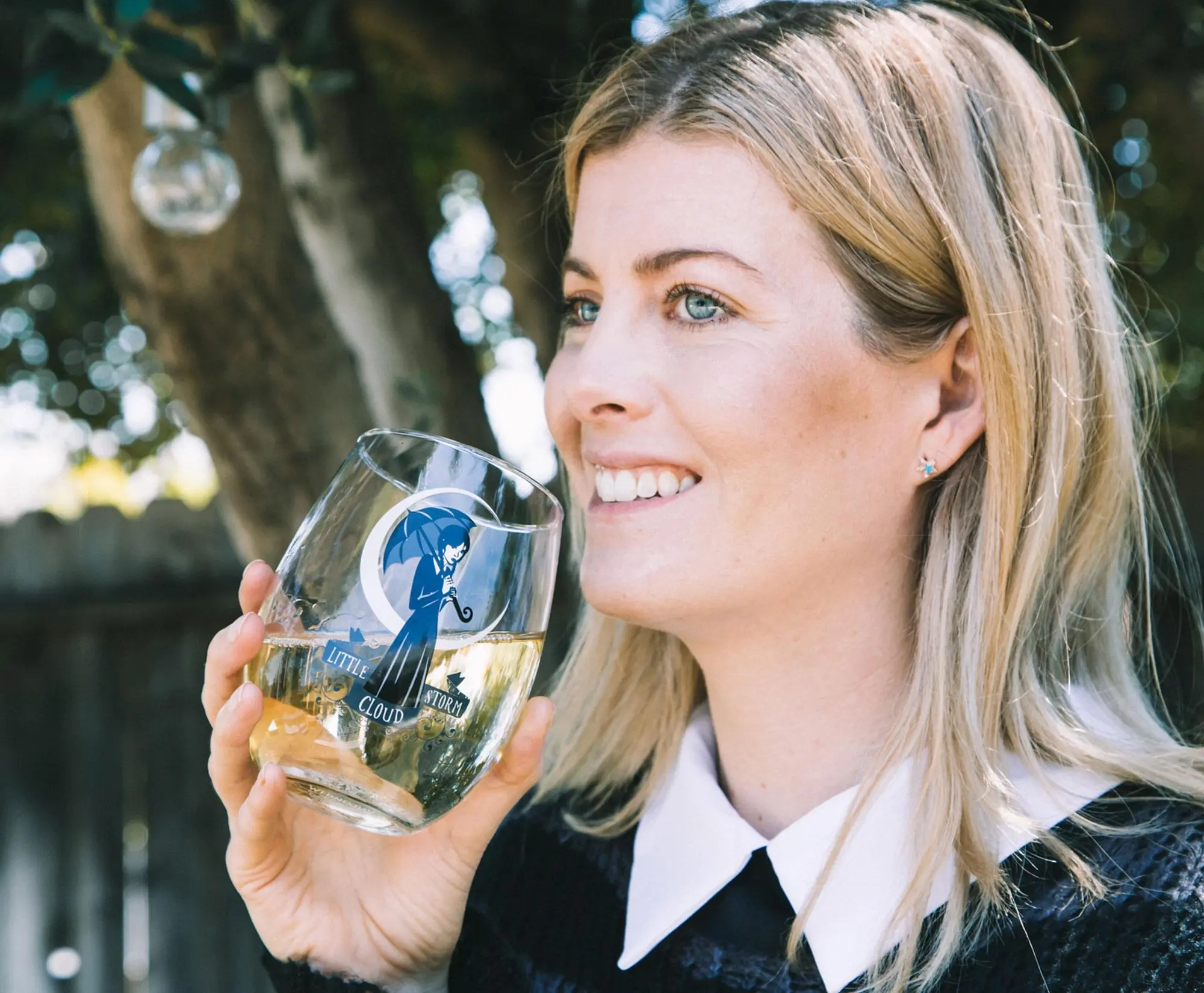Addams Family Wednesday "Little Storm Cloud" Stemless Wine Glass | 20 ...