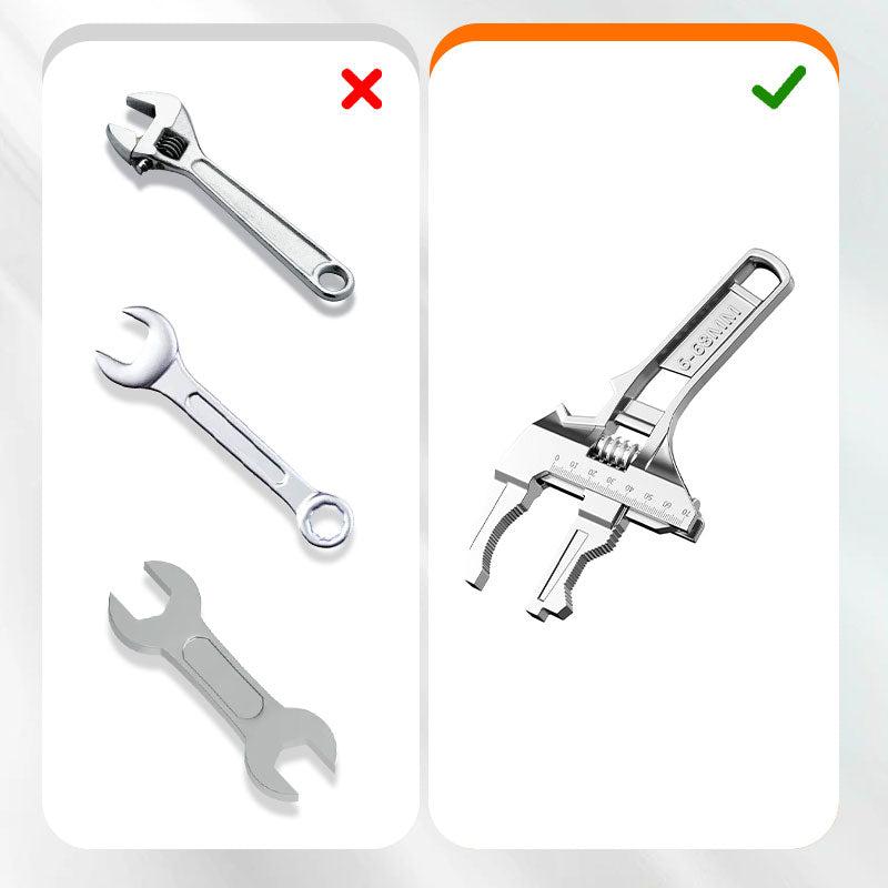 Reversible Sink Wrench with 6-68mm Jaw Opening for Plumbing Tasks High ...
