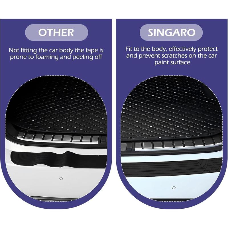 Car Rear Bumper Protector, Scratch-resistant Shock-absorbing Trunk ...