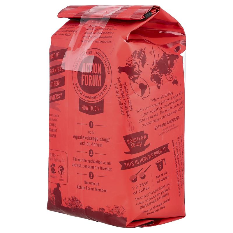 Equal Exchange Organic Coffee, Whole Bean, Full City Roast ...
