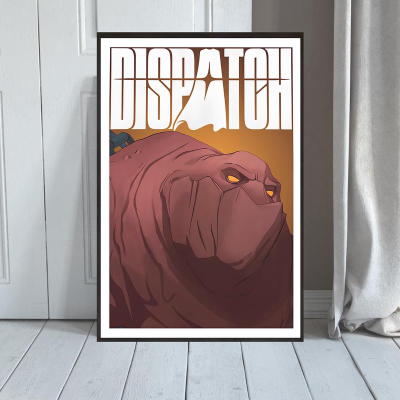 Dispatch Poster – Superhero-Themed Comedy Wall Art for Bedrooms, Game ...