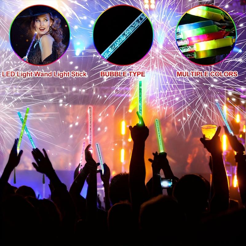 36 Acrylic Glow Sticks, Multi-Color Flashing Wands with 3 Modes ...