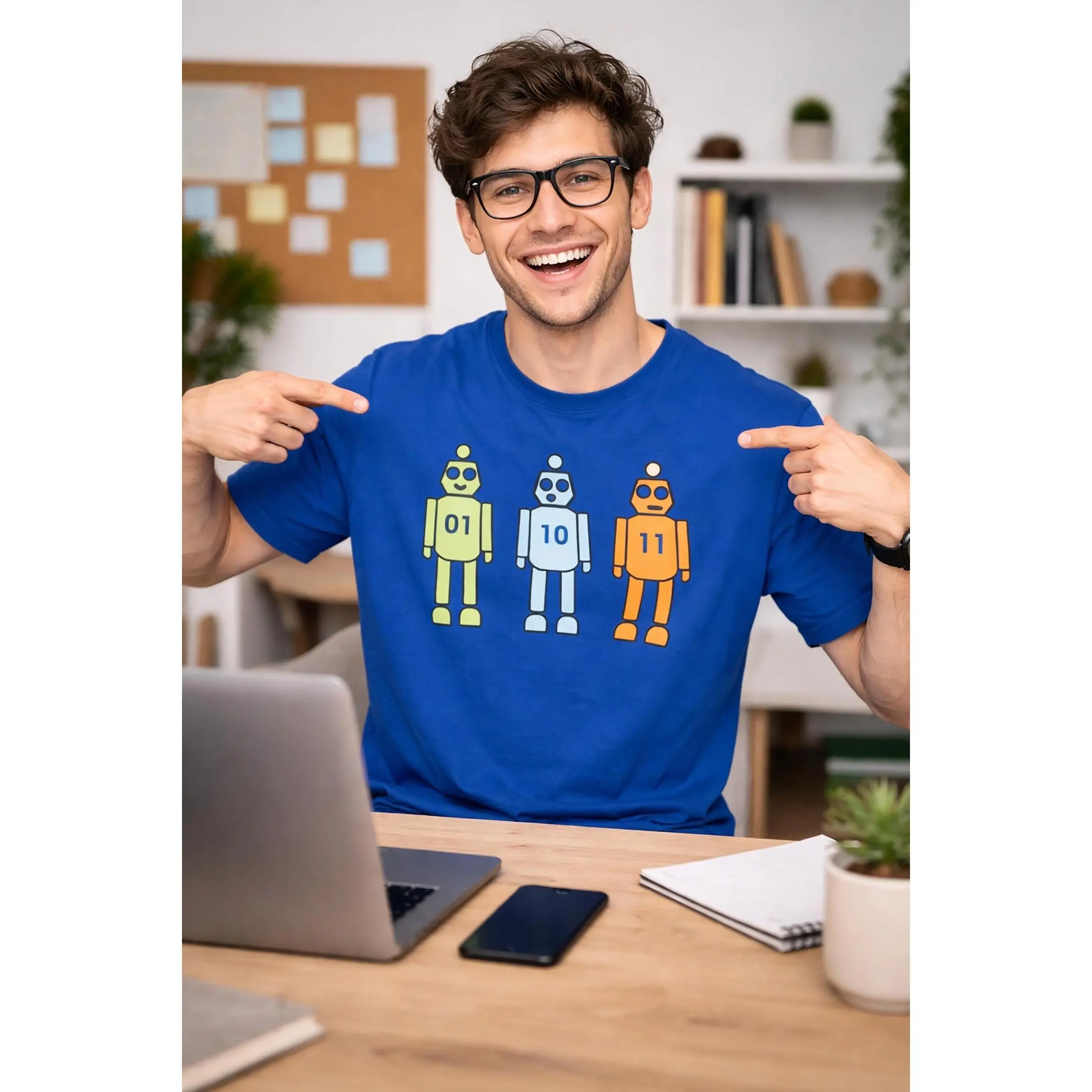 Programming Robot 01 10 11 Shirt Binary Code Geek T Shirt Survivor ...