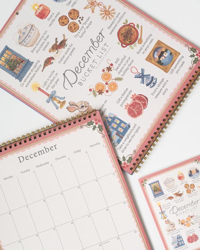 Brooklyn Swenson 2026 Bucket List Calendar Spiral Bound Art Planner ...