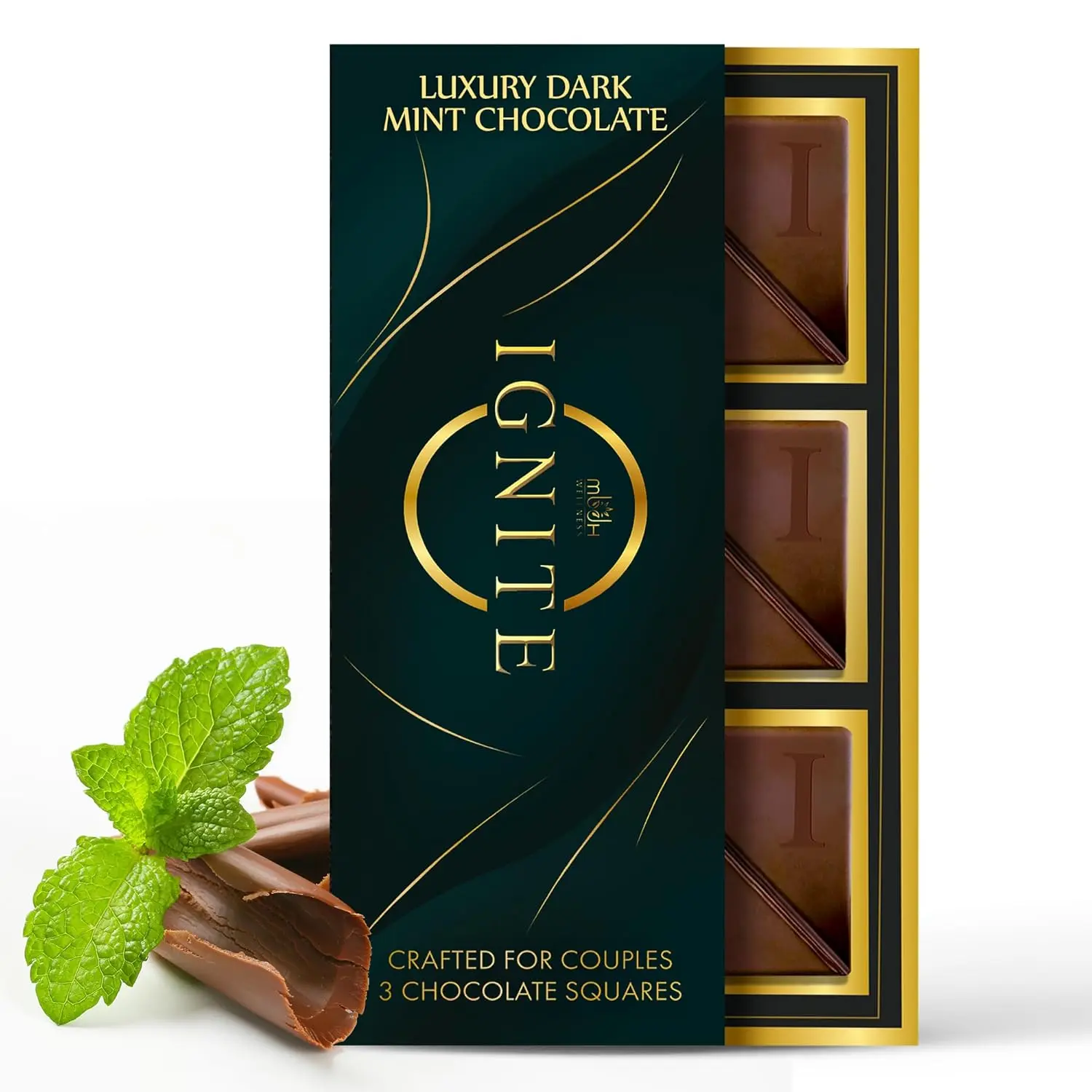 Ignite Mint Chocolate Bars – Premium Mint-Infused 80% Dark Chocolate ...